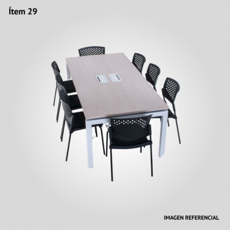 Mesa de reuniones para 8 personas con sillas