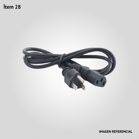 Cable de alimentación para PC, longitud 1,8 metros